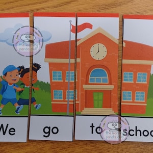 Sentence Building Printable- Sentence Writing Activity and Make a ...