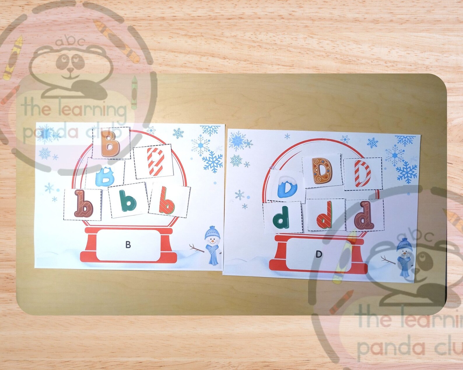Preschool and Kindergarten Letter D and B Sorting Activity Dyslexic ...