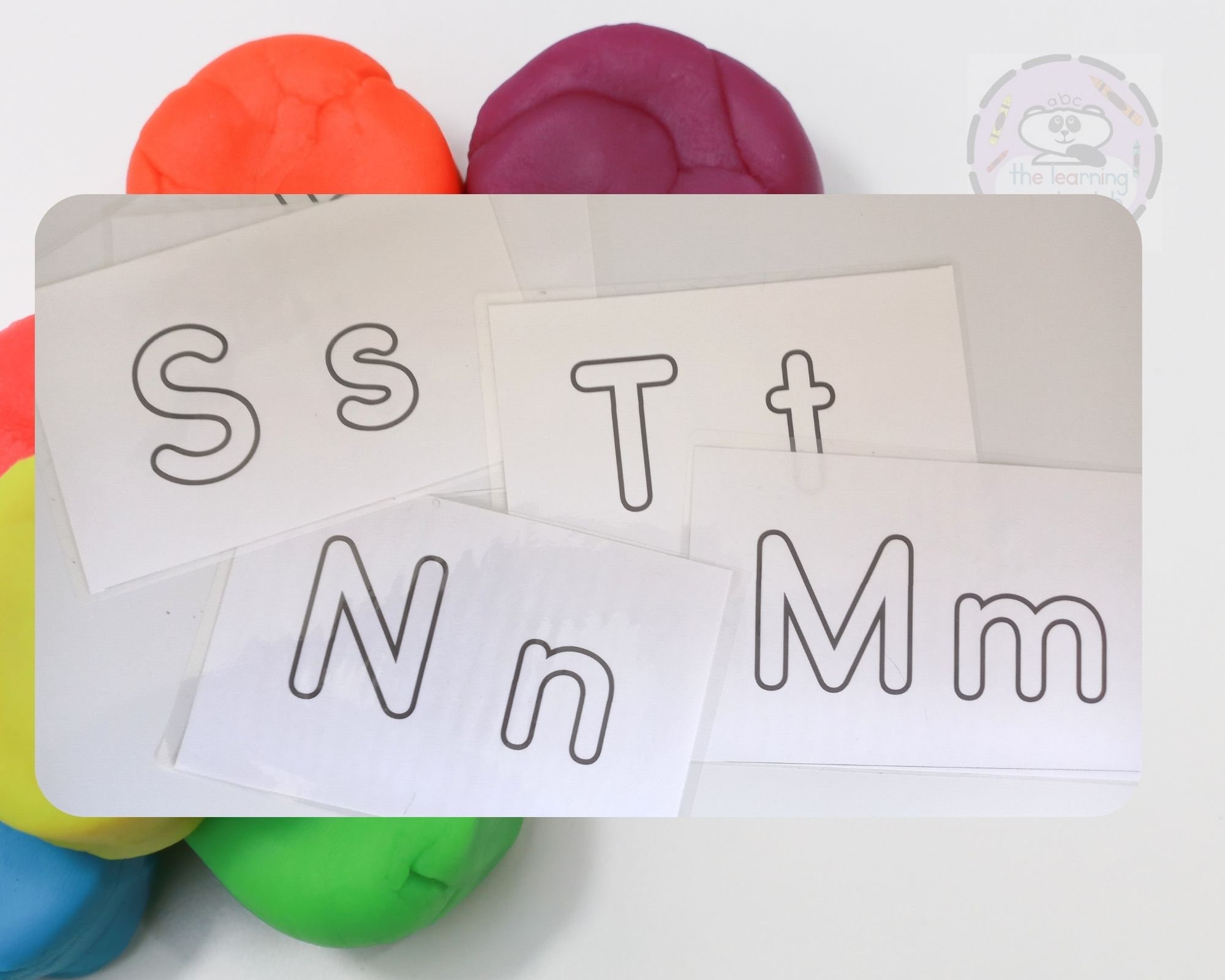 ABC Play-doh Mats Printable- Letter Recognition, Sensory Learning for ...