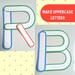 Alphabet Letter Builder for Preschool/kindergarten- Create Uppercase ...