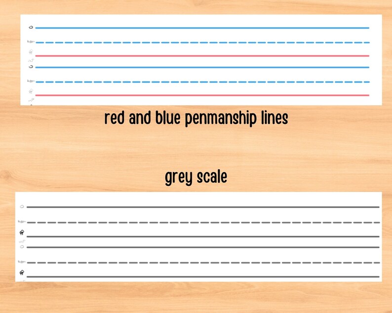 Guided Writing Paper Printable With Alphabet Line- for Preschool ...