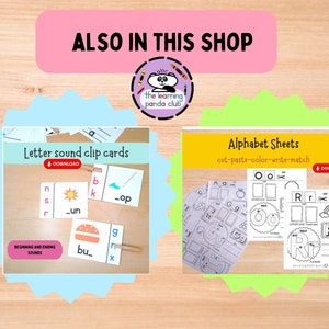 Beginning Letter Sounds Printable for Kindergarten and 1st Grade ...