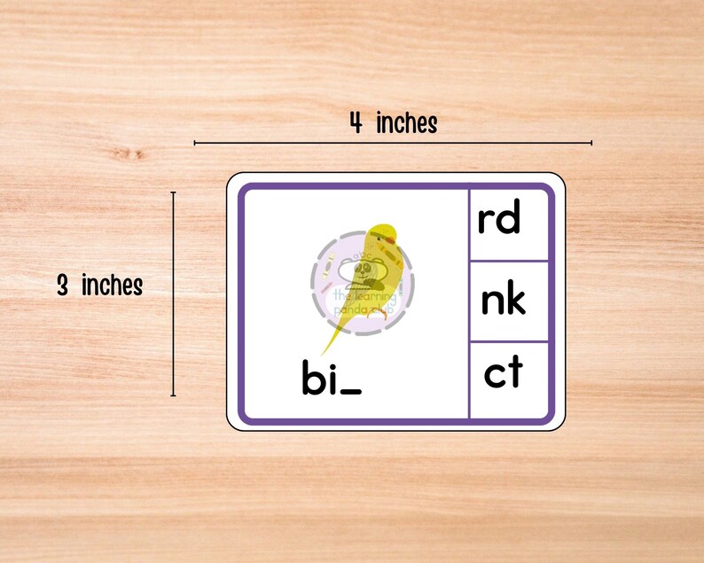 Consonant Ending Blends Clip Cards Printable for 1st and 2nd Grade ...