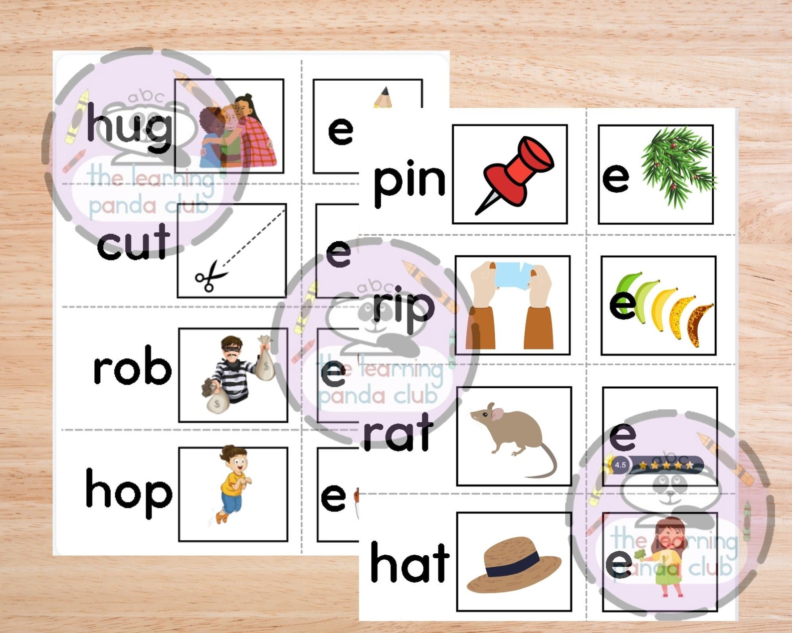 Long and Short Vowel Sounds- Printable Phonics Cards for Kindergarten ...