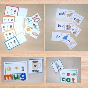 CVC and Cvce Printable Phonics Bundle- for Kindergarten and 1st Grade ...