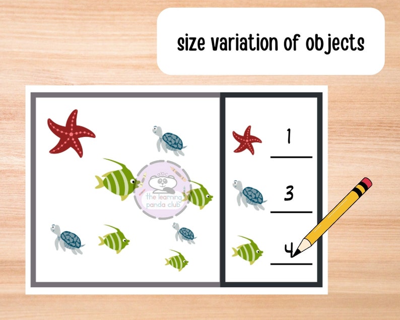 I Spy Counting Cards Printable for Toddlers, Preschool, and ...