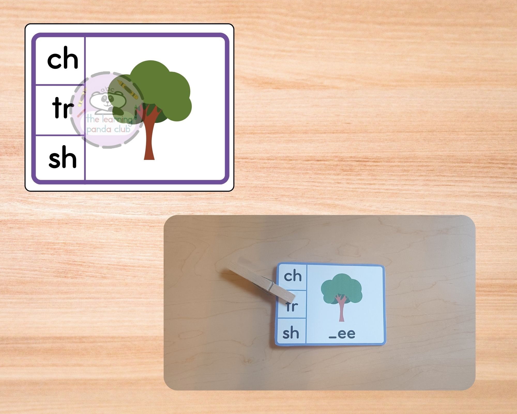 Blends and Digraphs Printable Clip Cards for Kinder, 1st, and 2nd Grade ...