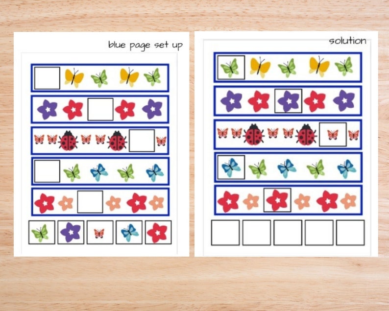 Sequencing and Pattern Printable- Sprint Theme for Toddler, Preschool ...