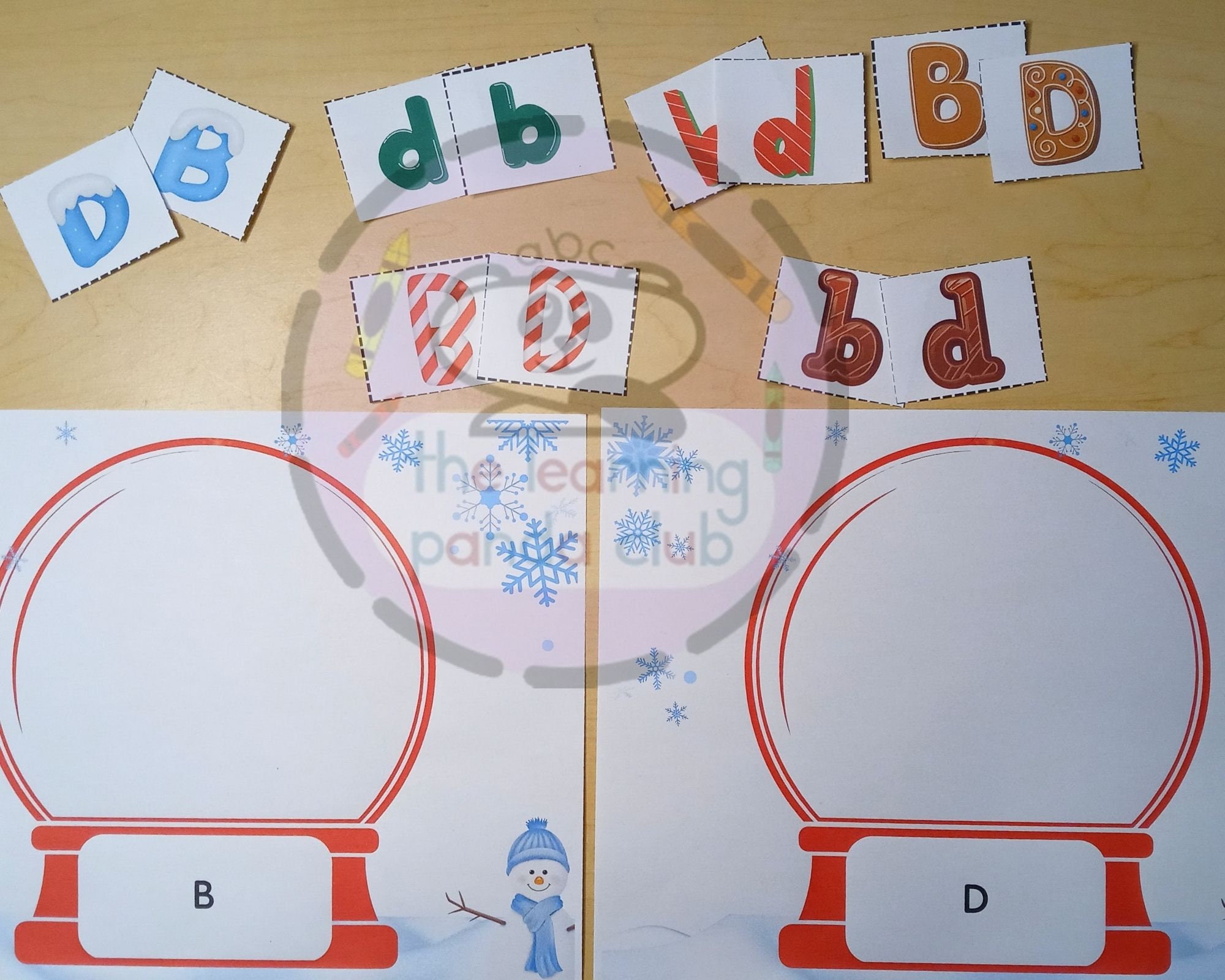 Preschool and Kindergarten Letter D and B Sorting Activity- Dyslexic ...