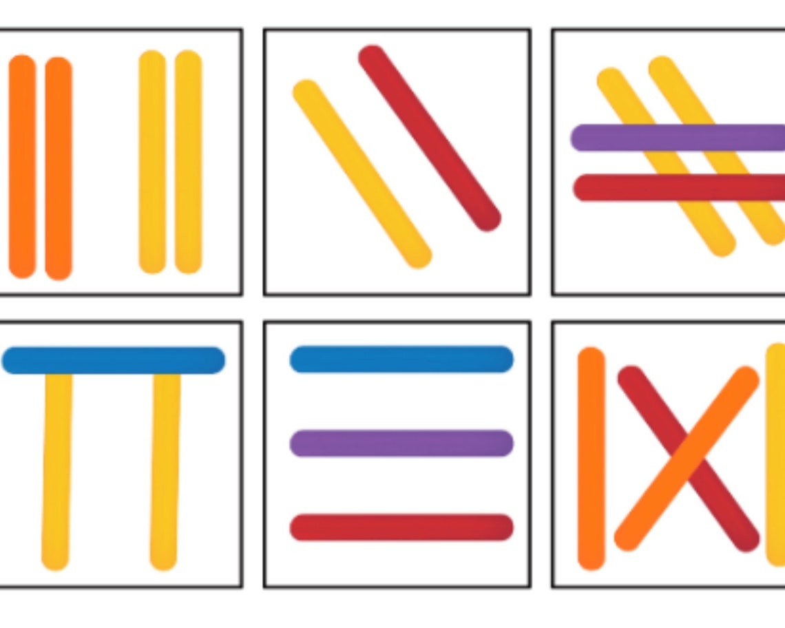 Printable Popsicle Stick Pattern Cards for Toddler, Preschool ...