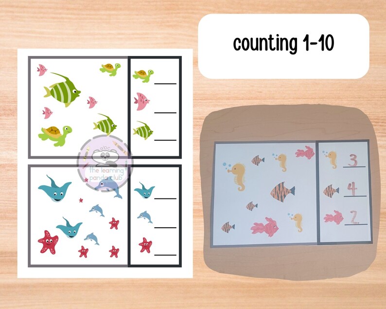 I Spy Counting Cards Printable for Toddlers, Preschool, and ...