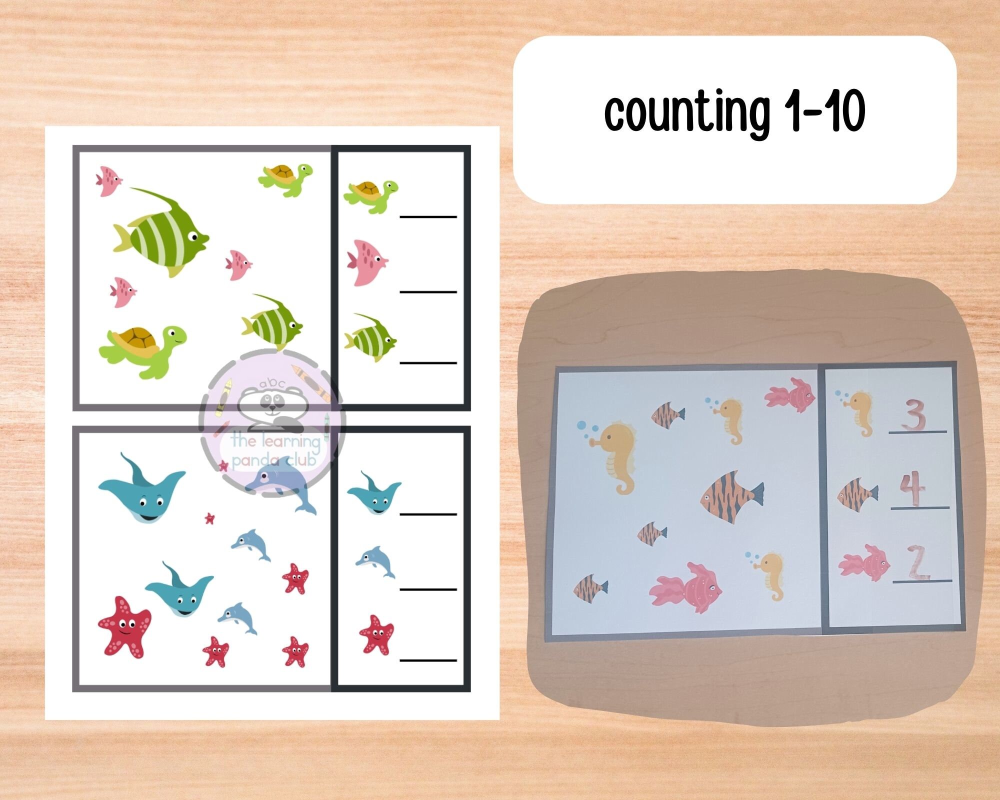 I Spy Counting Cards Printable- for Toddlers, Preschool, and ...