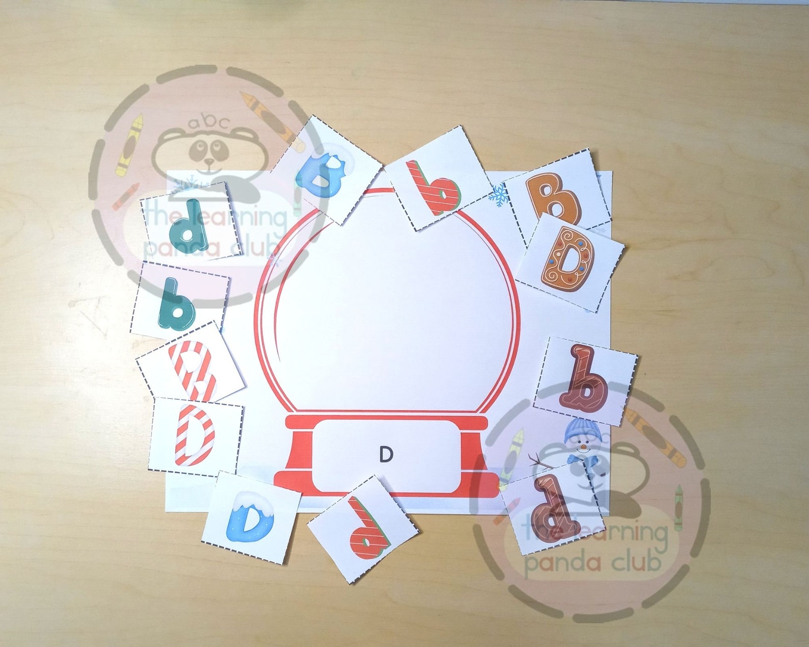 Preschool and Kindergarten Letter D and B Sorting Activity- Dyslexic ...