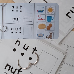 Printable CVC Tap It, Blend It, Read It, Activity for Preschool ...