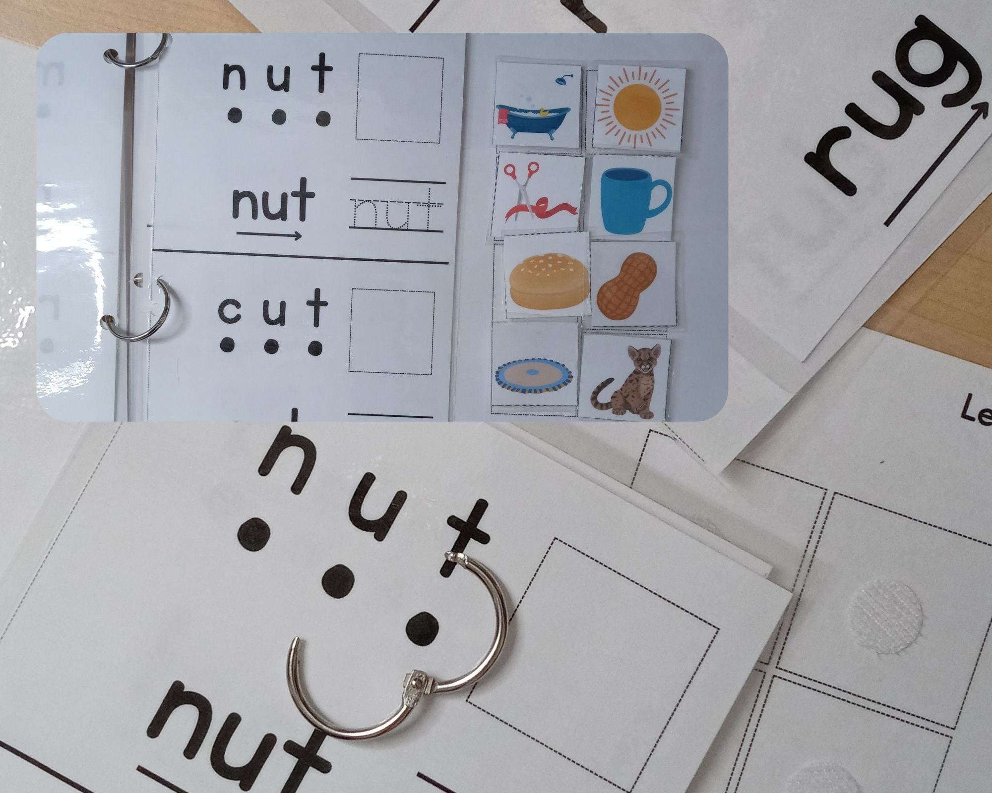 Printable CVC Tap It, Blend It, Read It, Activity for Preschool ...