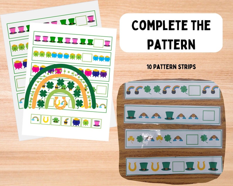 Printable Symmetry, Card Matching, Color Match and Pattern Activity ...