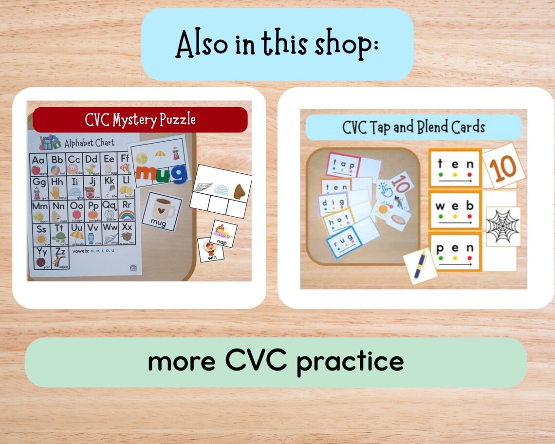 Long and Short Vowel Sounds Printable Phonics Cards for Kindergarten ...