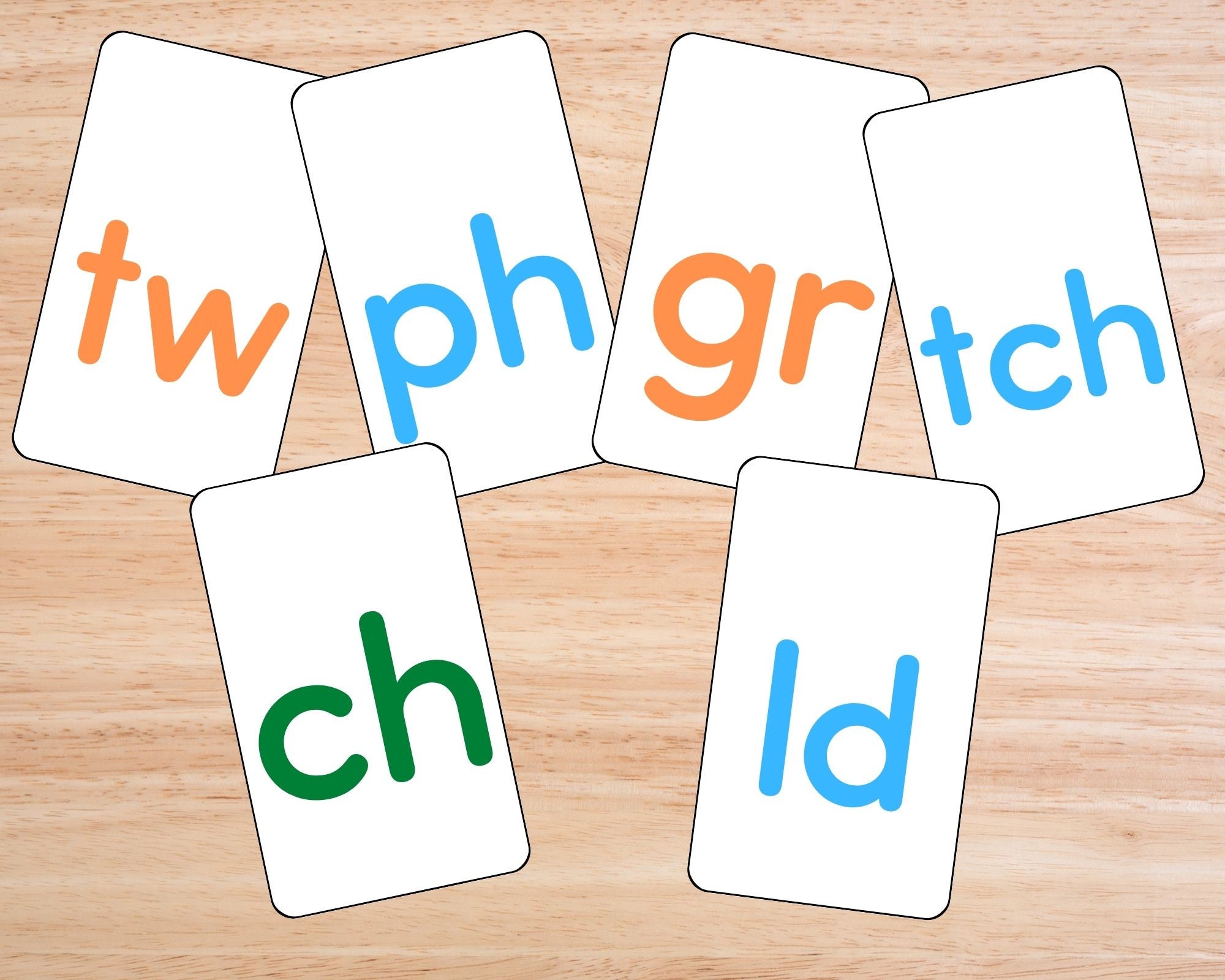 Orthographic Mapping Printable-blends and Digraphs for Kindergarten ...