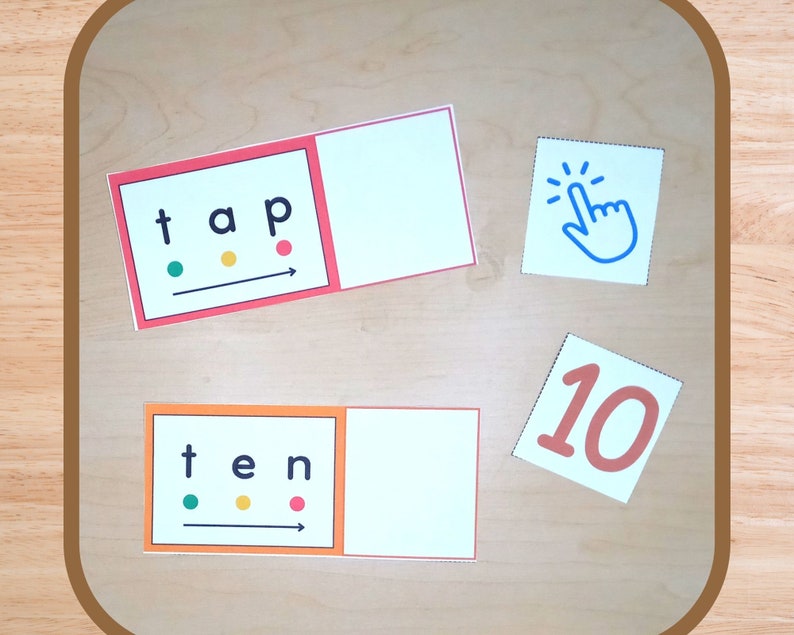 CVC Tap and Read Flash Cards Learn to Read Phonics Printable for ...