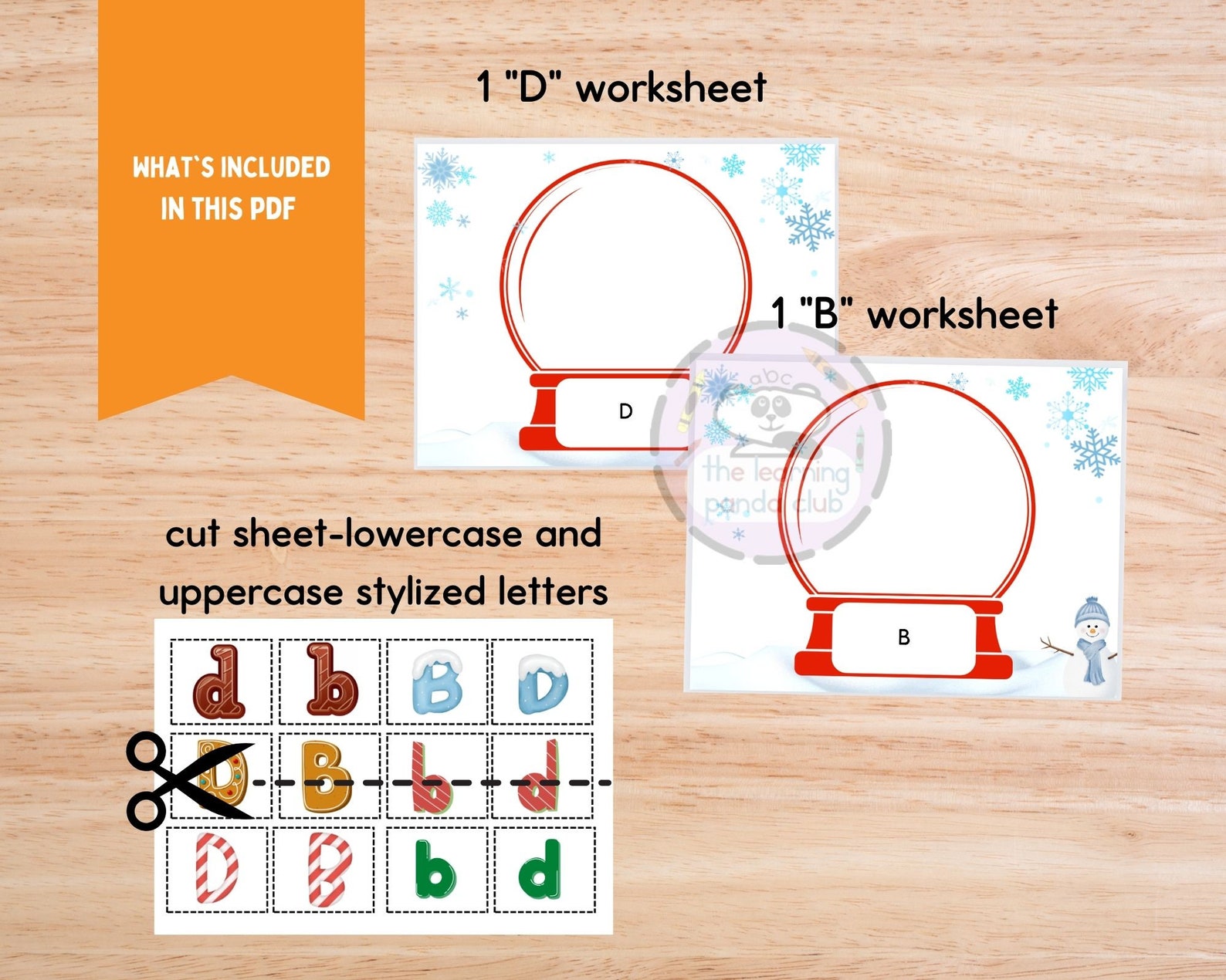 Preschool and Kindergarten Letter D and B Sorting Activity- Dyslexic ...