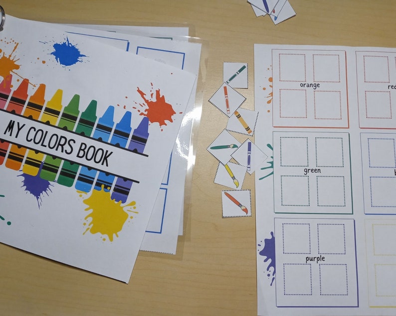 Printable Color Matching Activity for Toddlers, Preschool, and ...