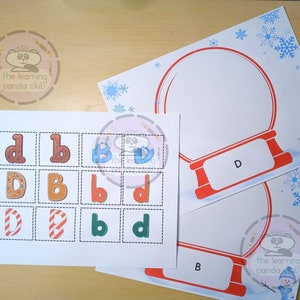 Preschool and Kindergarten Letter D and B Sorting Activity- Dyslexic ...