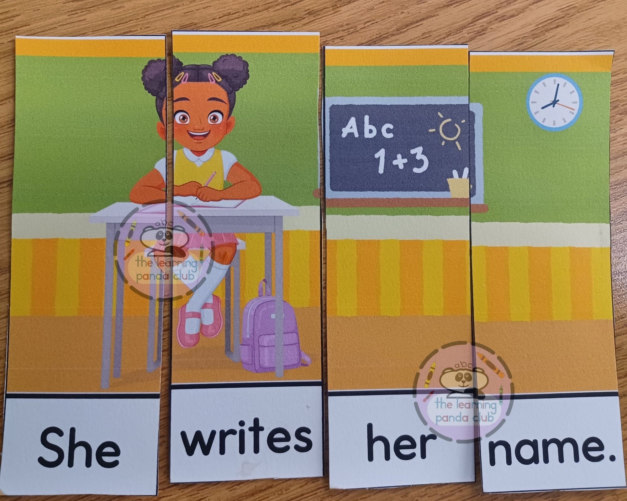Sentence Building Printable- Sentence Writing Activity and Make a ...