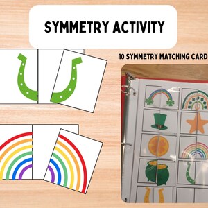 Printable Symmetry, Card Matching, Color Match and Pattern Activity ...