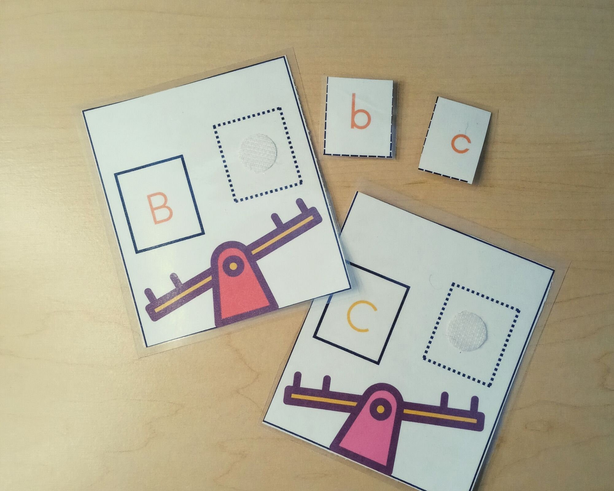 Beginning Letter Sound Game, Cards, and Uppercase to Lowercase Matching ...