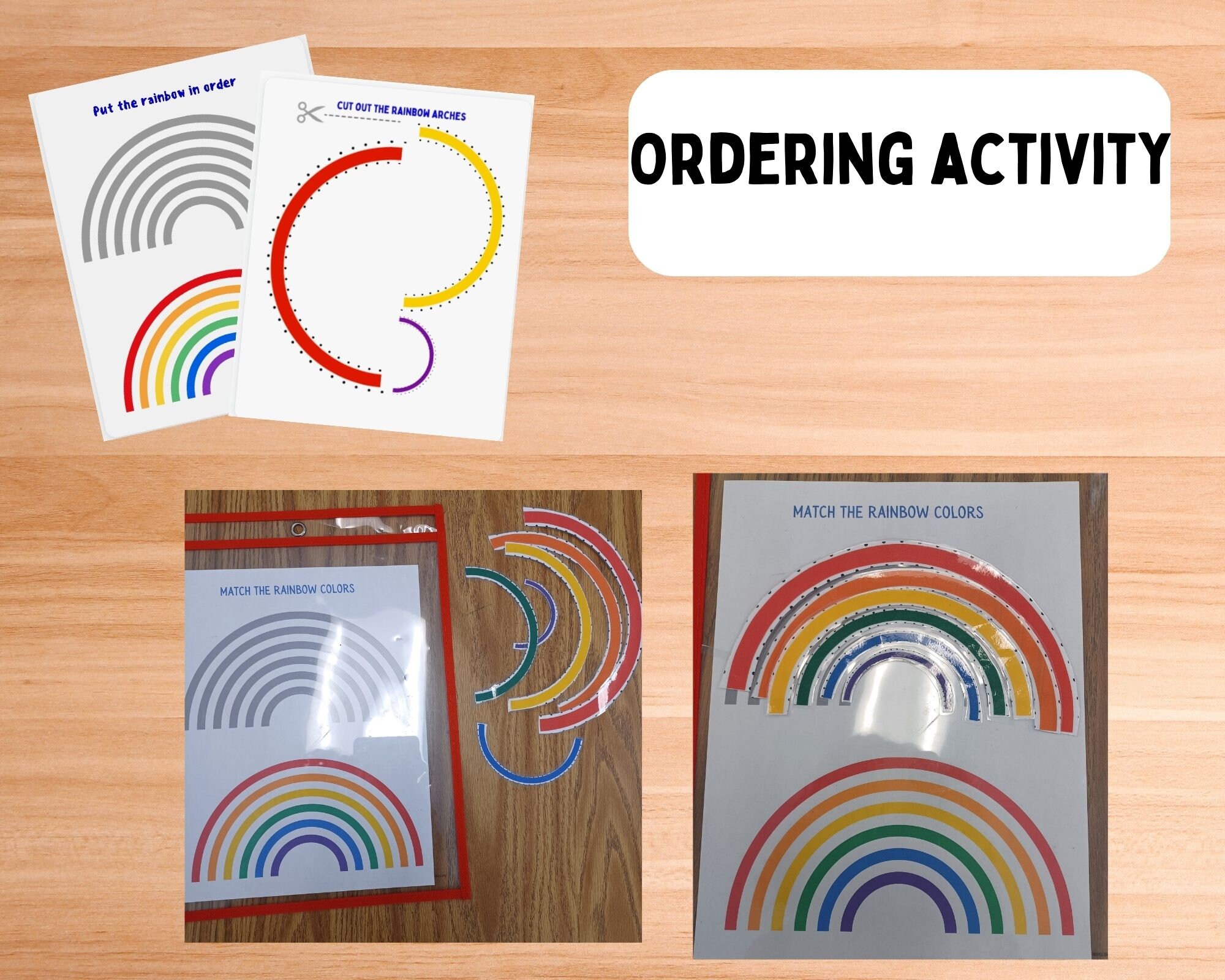 Printable Symmetry, Card Matching, Color Match and Pattern Activity ...