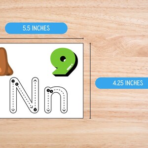 Printable Alphabet Tracing Cards- Letter Formation for Preschool ...