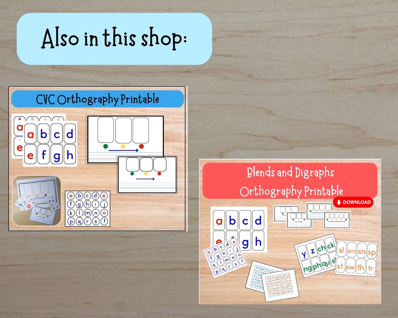 Sound Boxes/word Mapping Cards: Phonics, Kindergarten, 1st Grade, Sound ...