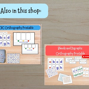 Sound Boxes/word Mapping Cards: Phonics, Kindergarten, 1st Grade, Sound ...