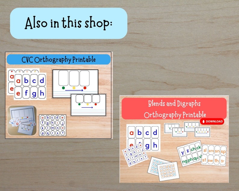 Sound Boxes/word Mapping Cards: Phonics, Kindergarten, 1st Grade, Sound ...