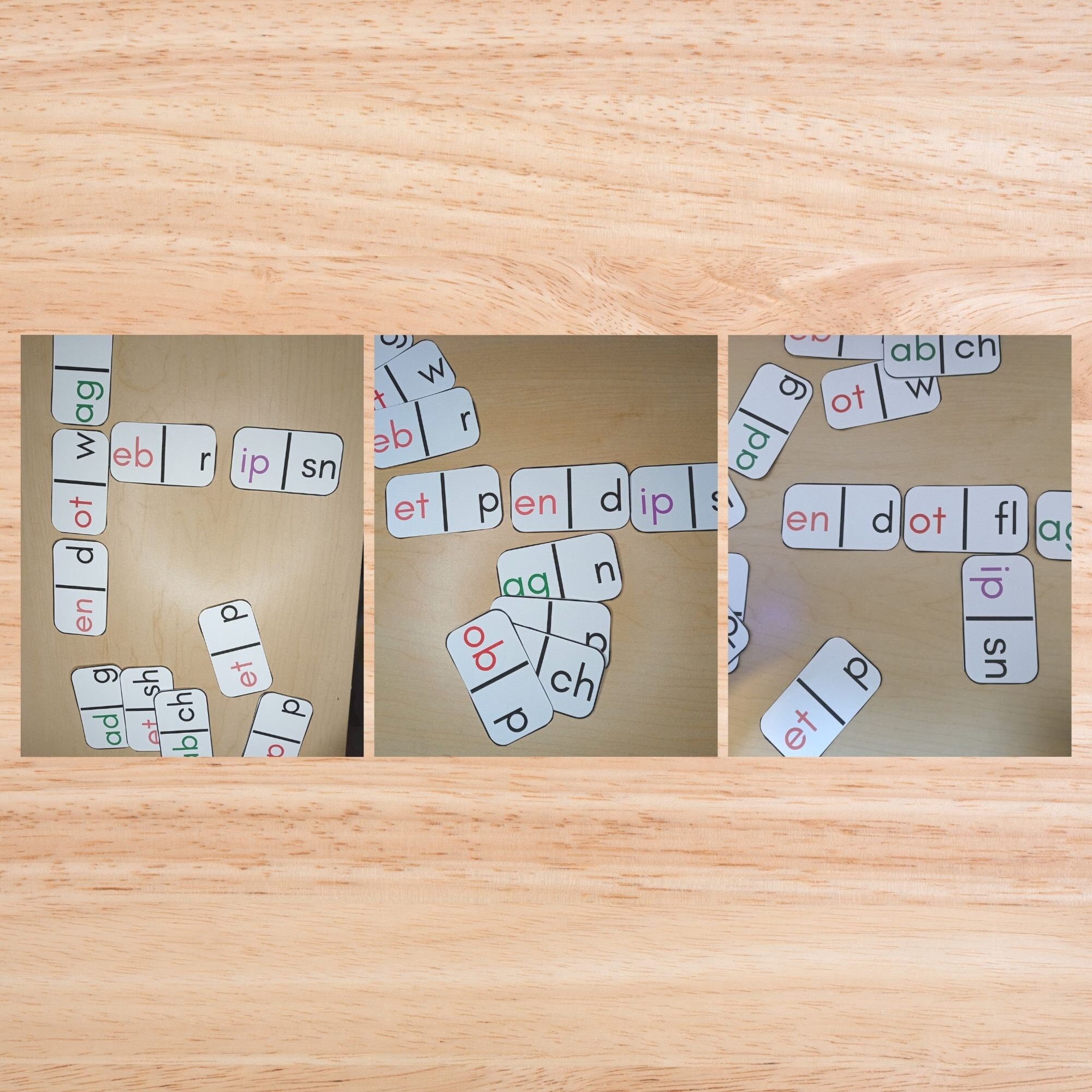 CVC and CCVC Printable Word Families Game-phonics Activity for ...