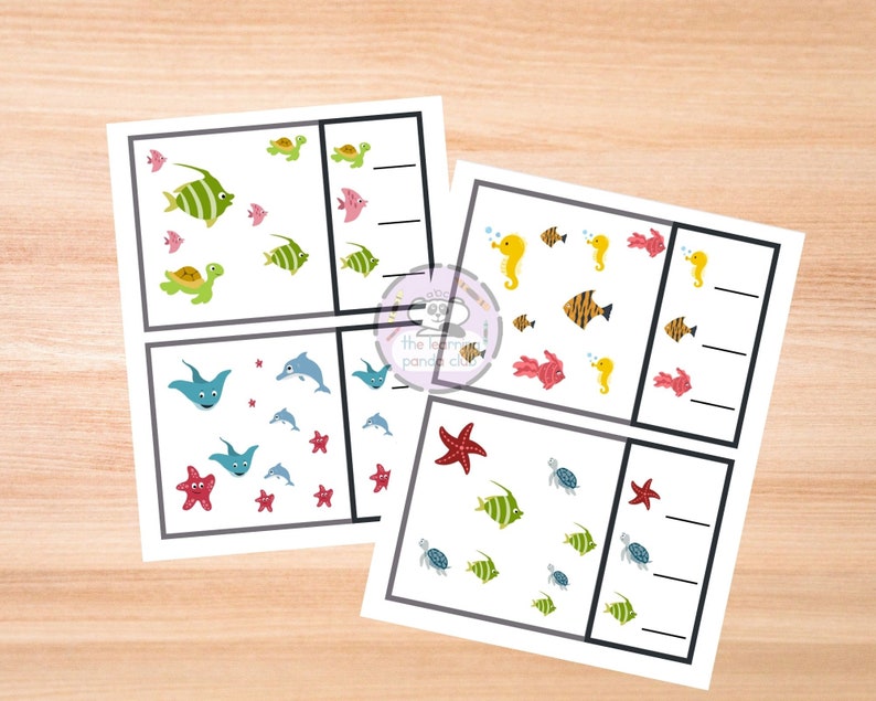 I Spy Counting Cards Printable for Toddlers, Preschool, and ...