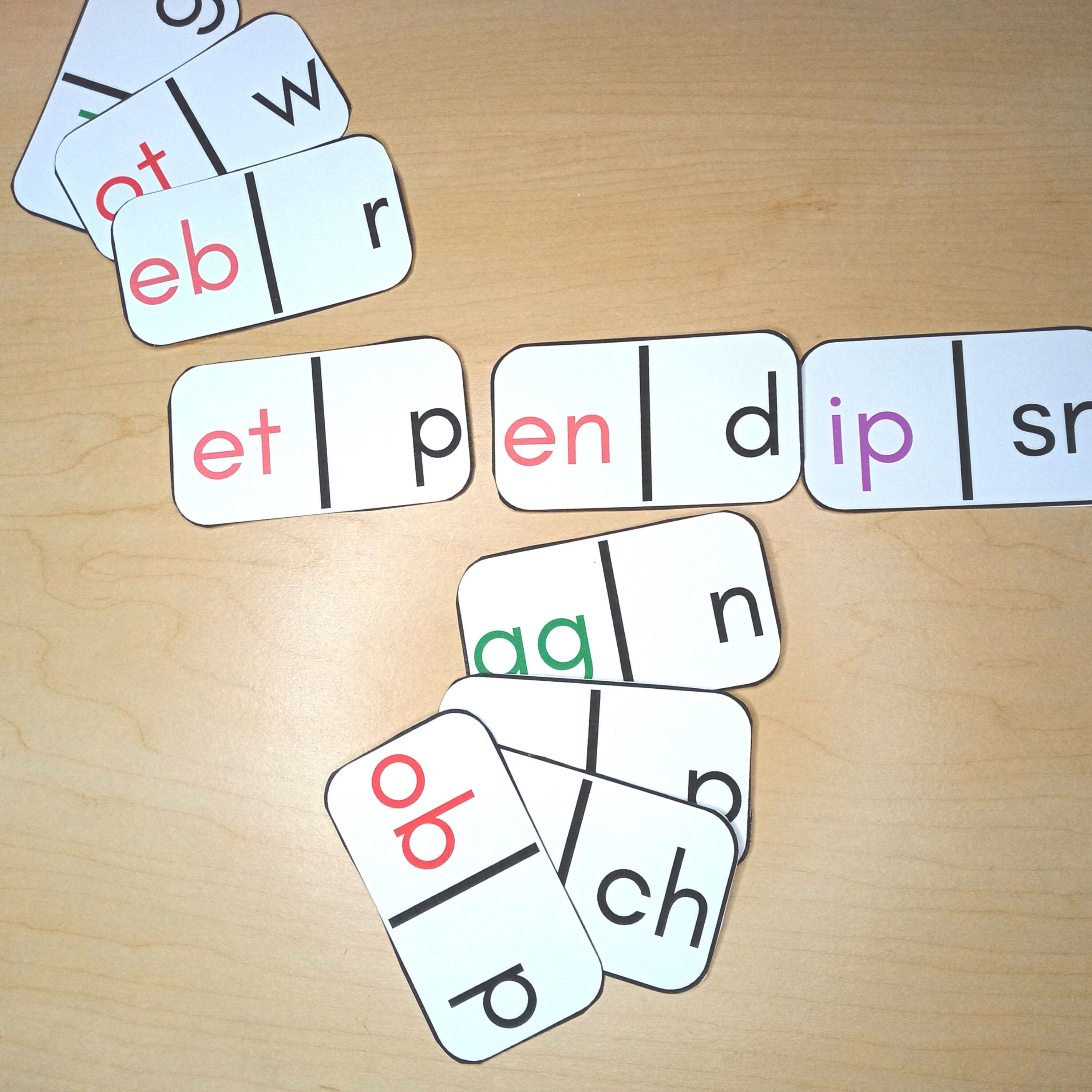CVC and CCVC Printable Word Families Game-phonics Activity for ...
