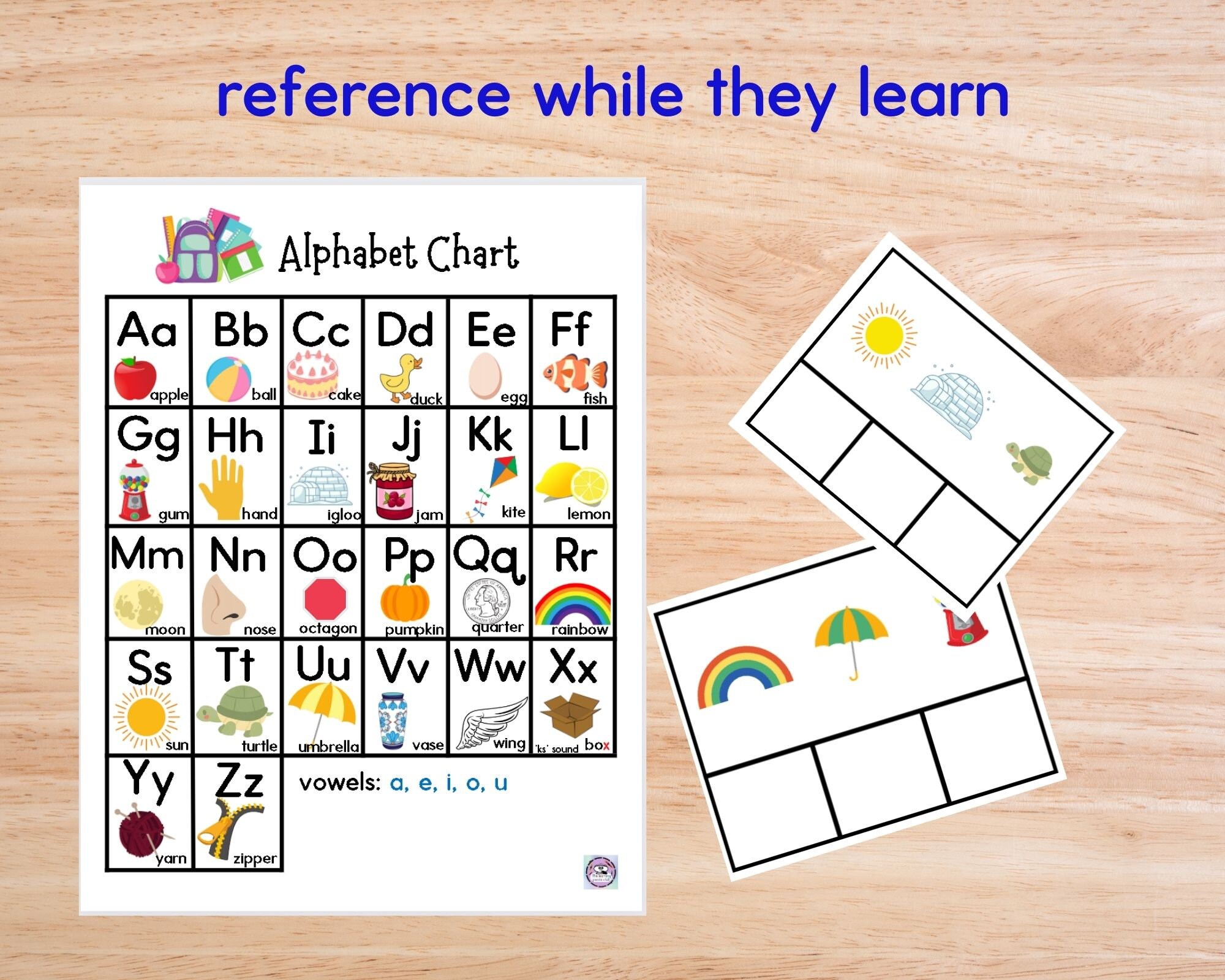 CVC Letter Sound Puzzle-printable Matching Game Learning to Read ...