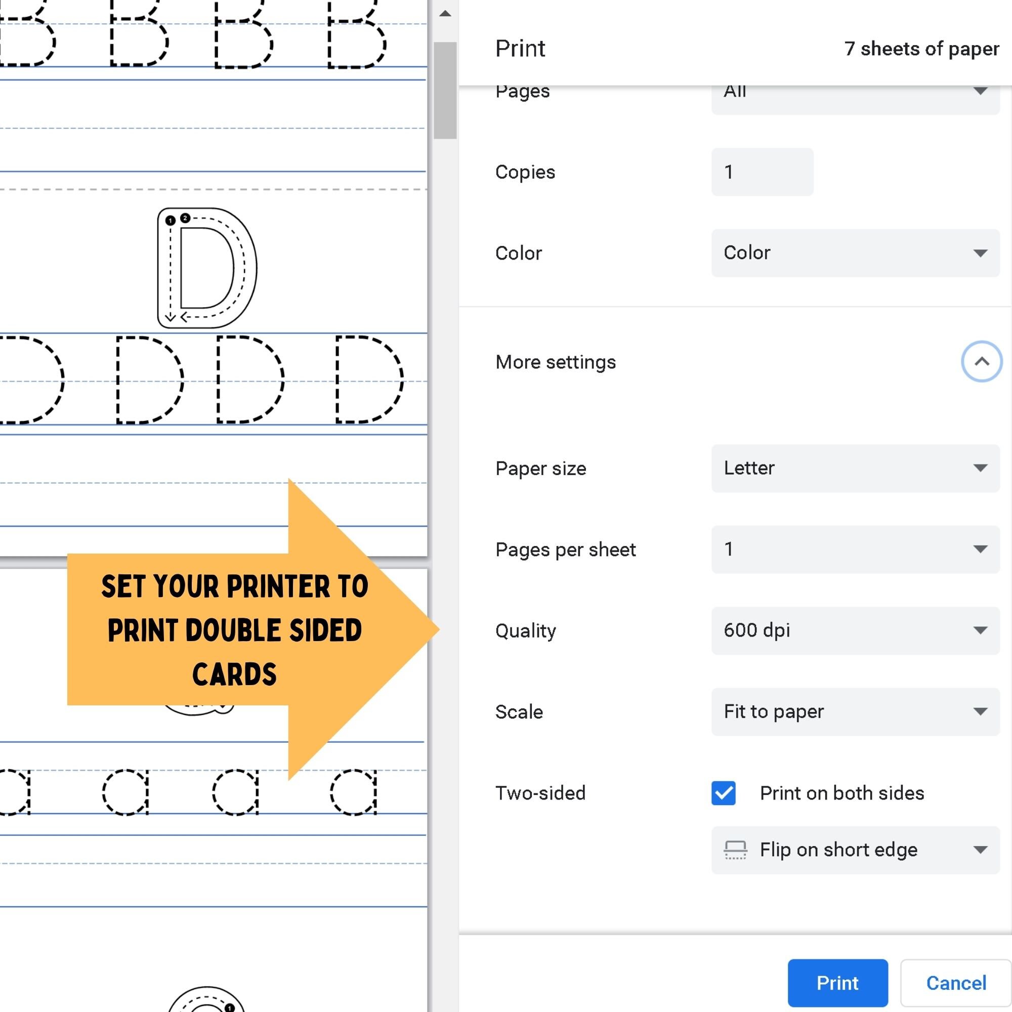 Printable ABC Tracing Flashcards, Letter Formation, Letter Tracing ...