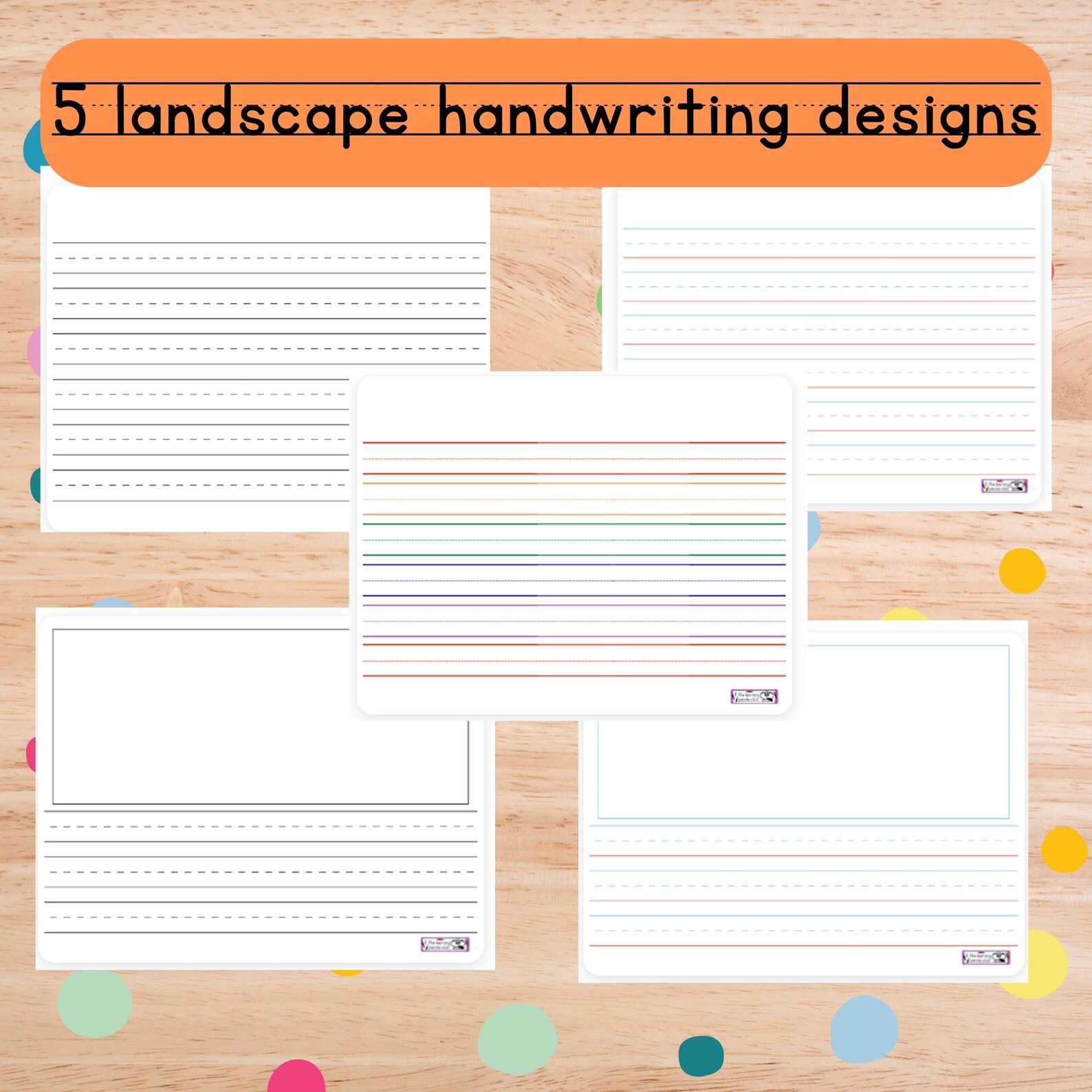 Printable Handwriting Paper for Preschool, Kindergarten, and 1st Grade ...