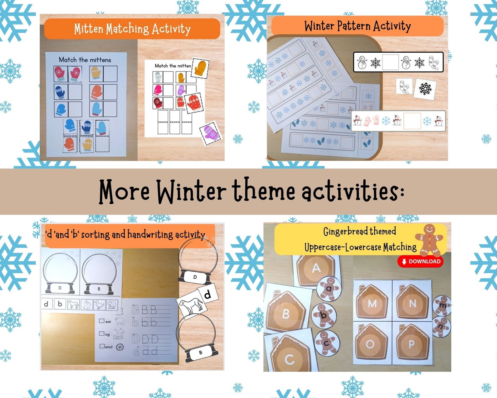 Preschool and Kindergarten Letter D and B Sorting Activity- Dyslexic ...