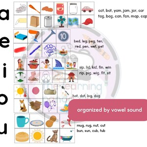 Printable CVC Tap It, Blend It, Read It, Activity for Preschool ...