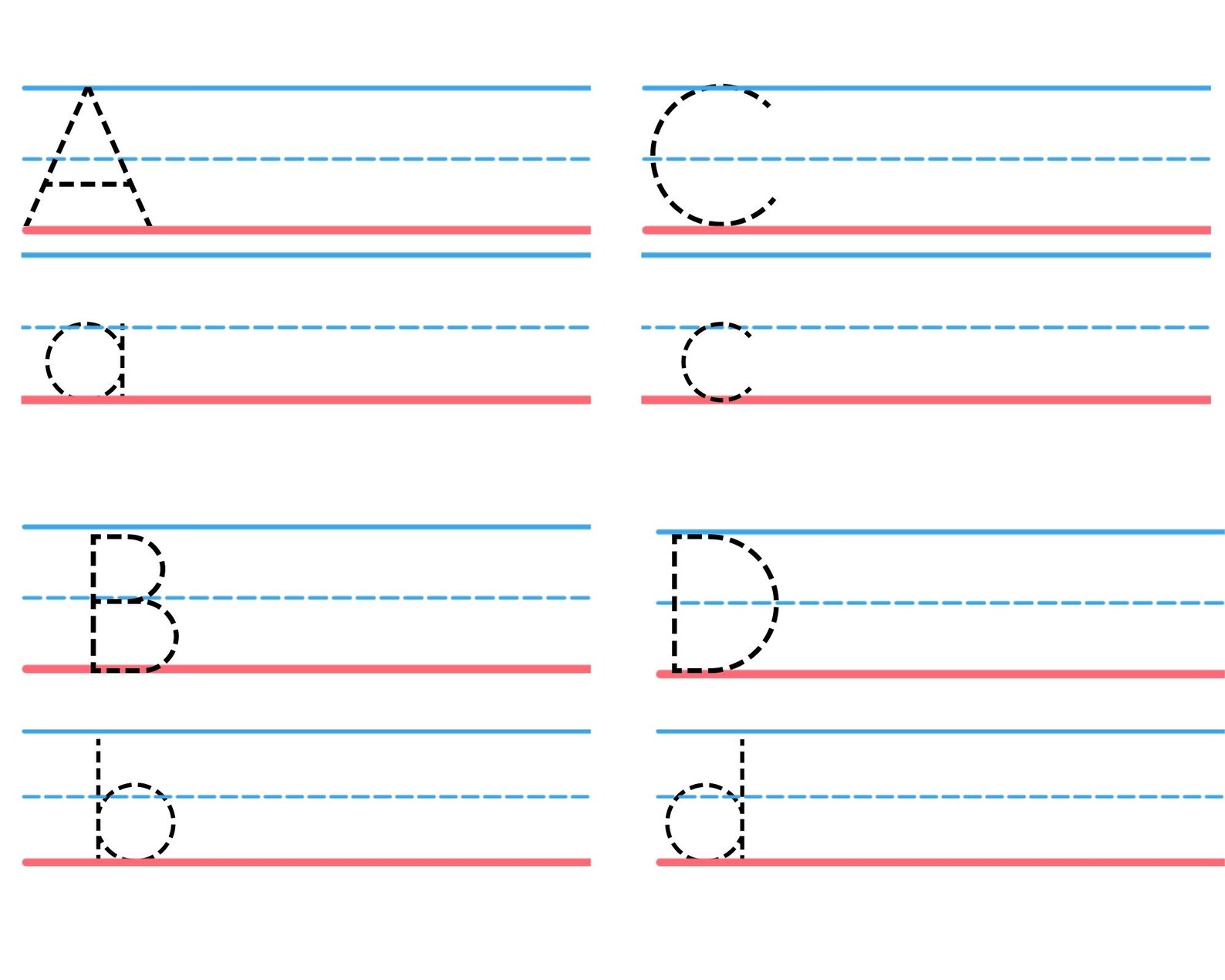 Printable Alphabet Tracing Cards- Letter Formation for Preschool ...