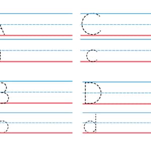 Printable Alphabet Tracing Cards- Letter Formation for Preschool ...