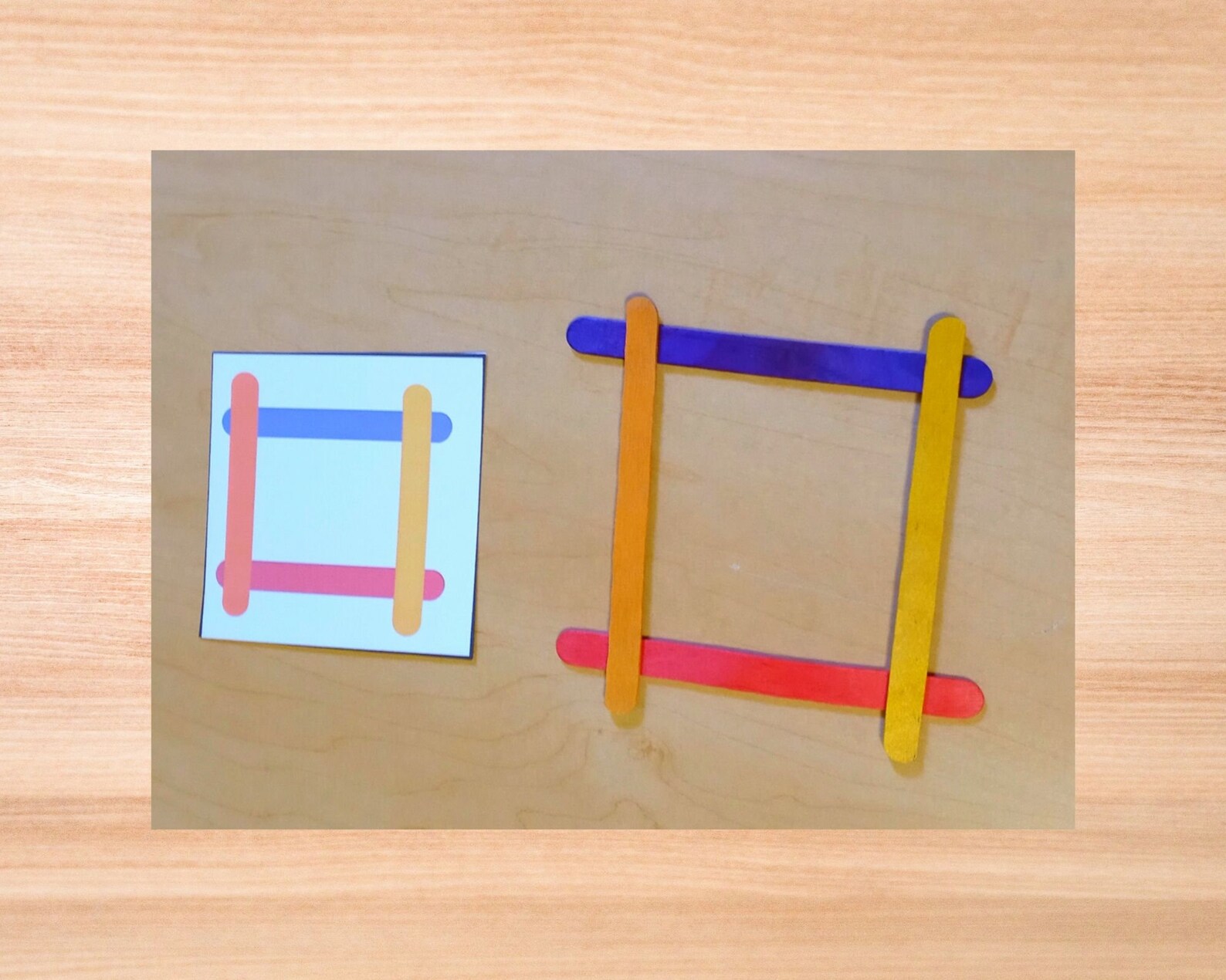 Printable Popsicle Stick Pattern Cards for Toddler, Preschool ...