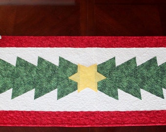 Quilted Christmas Tree Table Runner - Etsy