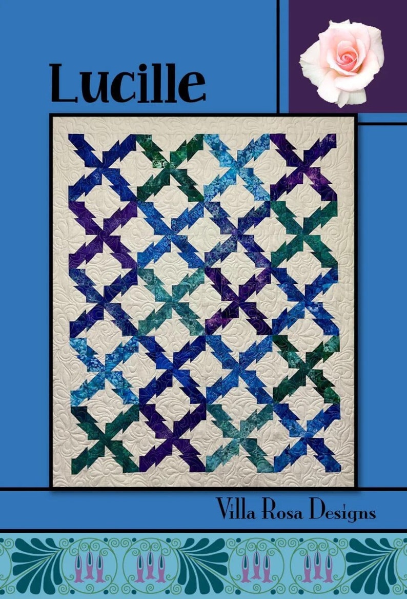 Villa Rosa Lucille Quilt Pattern Card - Etsy