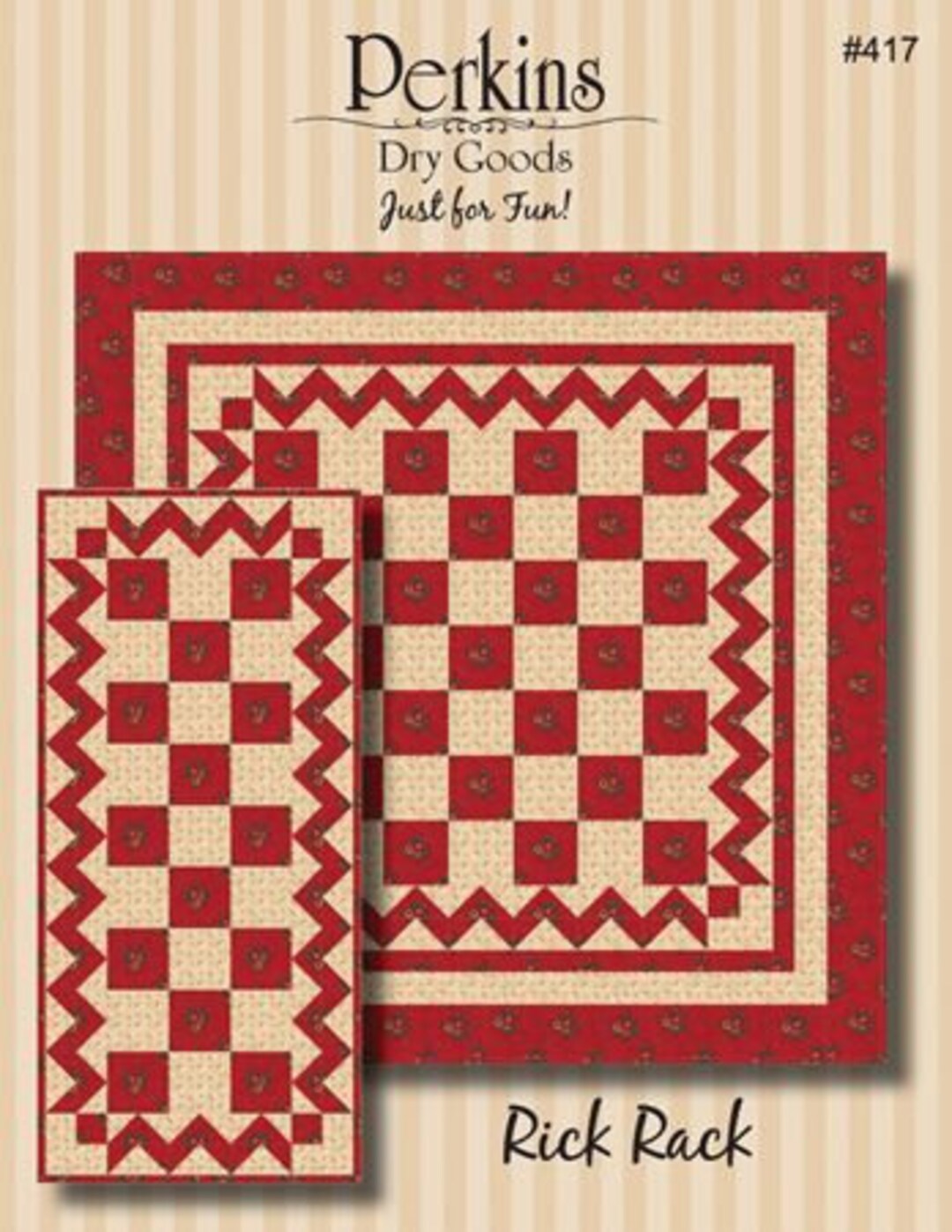 Rick Rack Table Runner or Topper Pattern - Etsy