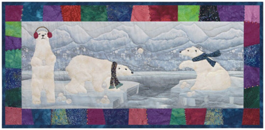 Once Upon a Star Series Land of the Midnight Fun Quilt Pattern - Etsy