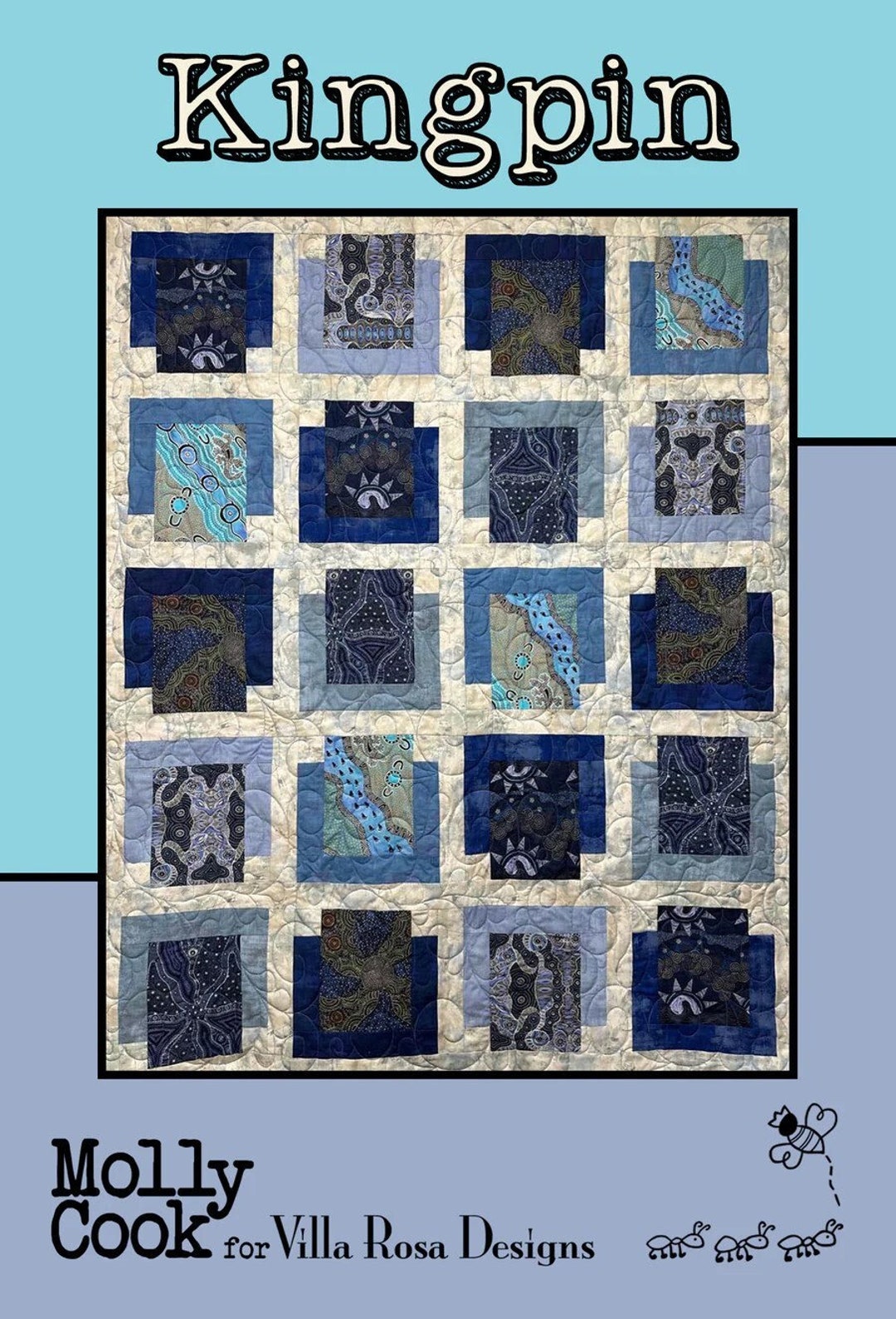 Villa Rosa Designs Kingpin Quilt Pattern Card - Etsy
